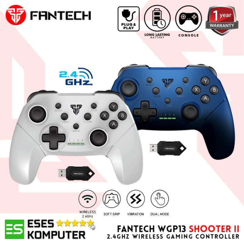 Jual Gamepad Fantech Wgp13 Shooter Ii Wireless | Gaming Joystick Pc Di ...