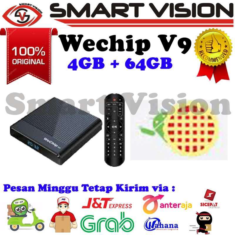 Jual Wechip V9 Amlogic S905x3 Android Tv Box 4gb 64gb 8k Wifi Dualband Os 9 Di Seller Smart ...