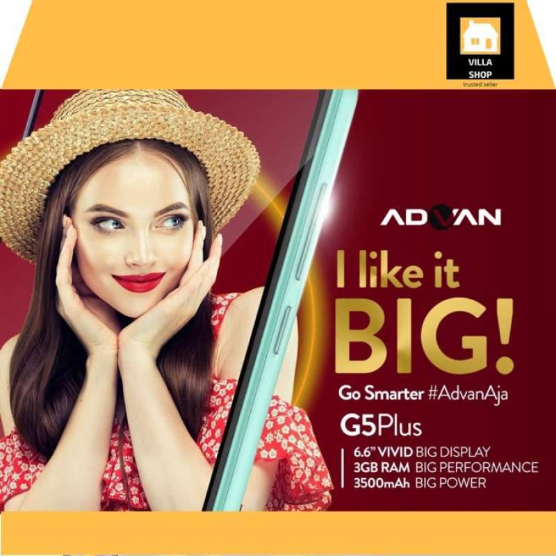 Promo NEW ADVAN G5 PLUS ram 3gb rom 32gb garansi resmi Advan Diskon 33% ...
