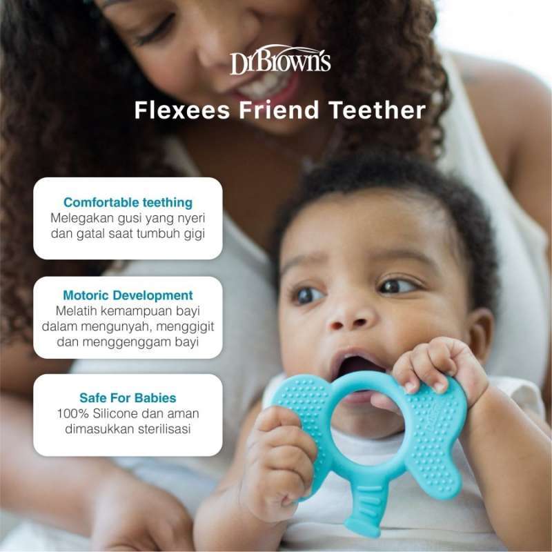 Promo Dr.brown's Flexees Teether Gigitan Anak Diskon 1% Di Seller Tw ...