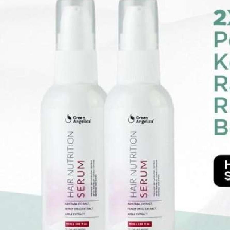 Promo Green Angelica Hair Serum - Vitamin Rambut Rusak Dan Rontok 60ml X 2 Diskon 47% Di Seller ...