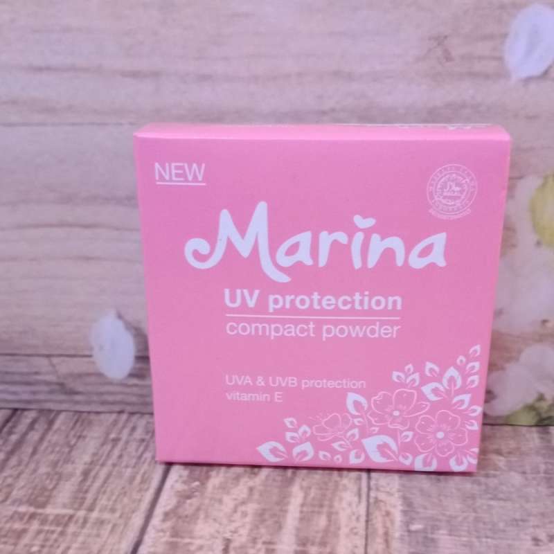 Promo MARINA COMPACT POWDER 01 IVORY Diskon 15% di Seller Laris Beauty ...