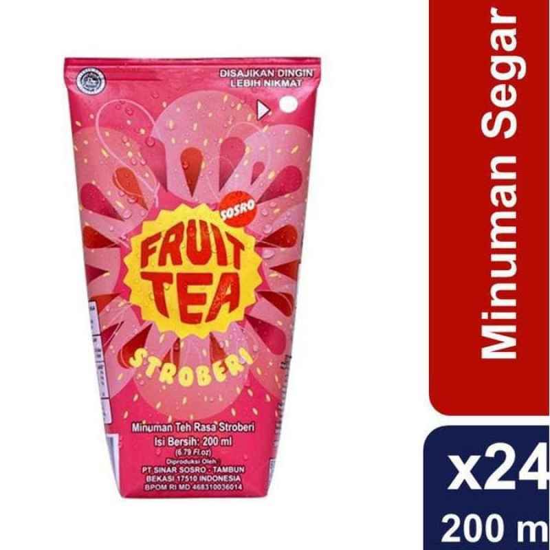 Jual Fruit Tea Sosro Blackcurrant Genggam 200 Ml Isi 24 Pcs Di Seller Sinarjaya_shoes - Kedung ...