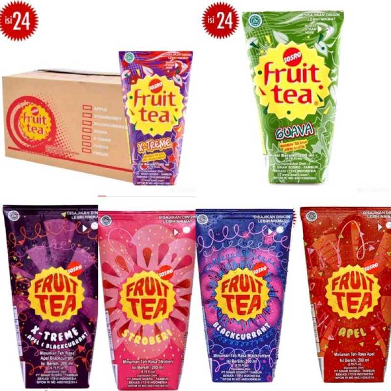 Jual Fruit Tea Sosro Blackcurrant Genggam 200 Ml Isi 24 Pcs Di Seller Sinarjaya_shoes - Kedung ...