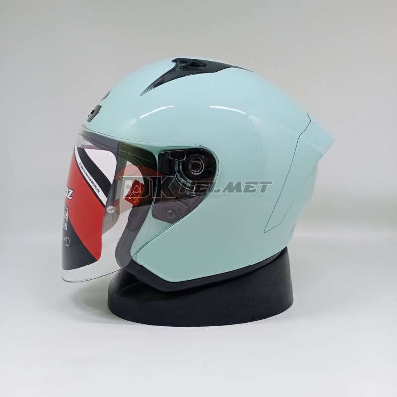 Jual Helm Half Face NJS Kronoz Solid Easy Green Gloss New & Original ...