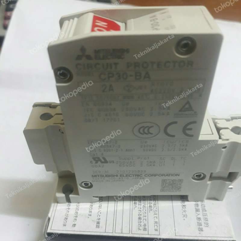 Promo CIRCUIT PROTECTOR MITSUBISHI CP30-BA 1P 1M 2A Diskon 33% di ...