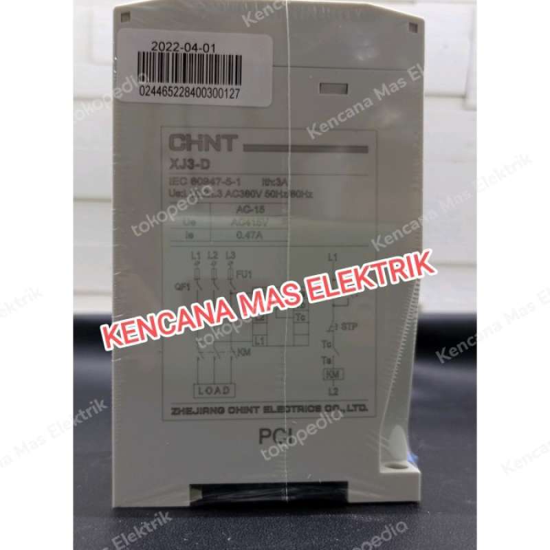 Jual Chint Xj3-d Phase Failure Relay Over / Under Voltage Protector Di ...