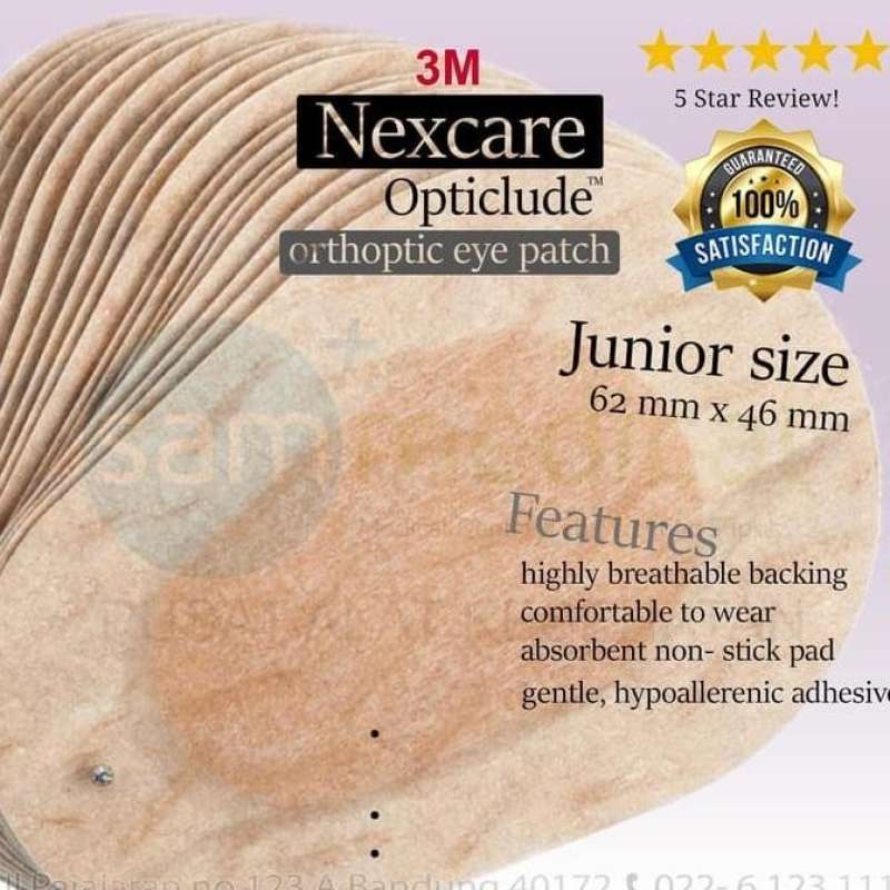 Jual Nexcare Terapi Lazy Eye Patch Amblyopia Orthoptic Penutup Mata ...