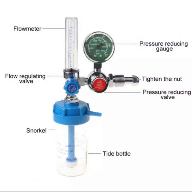 Jual Ready Medical Regulator Tabung Gas Oksigen O2 Oxygen Japan ...