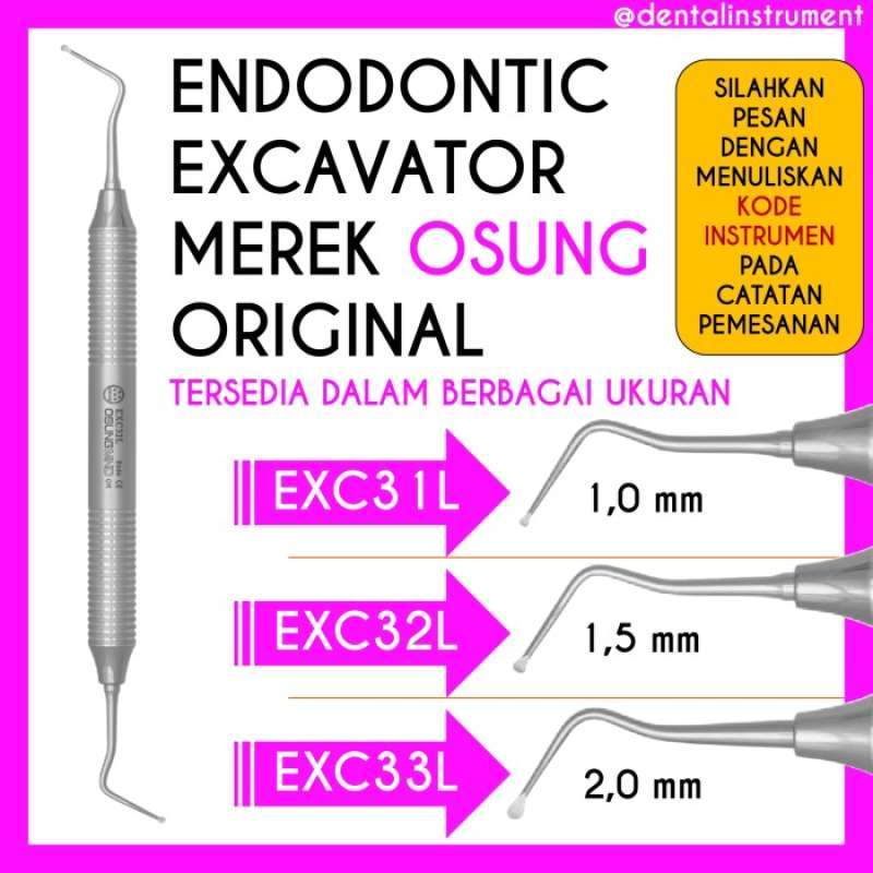 Jual Dental Endodontic Excavator / Ekskavator Endodontik Merek Osung Di ...