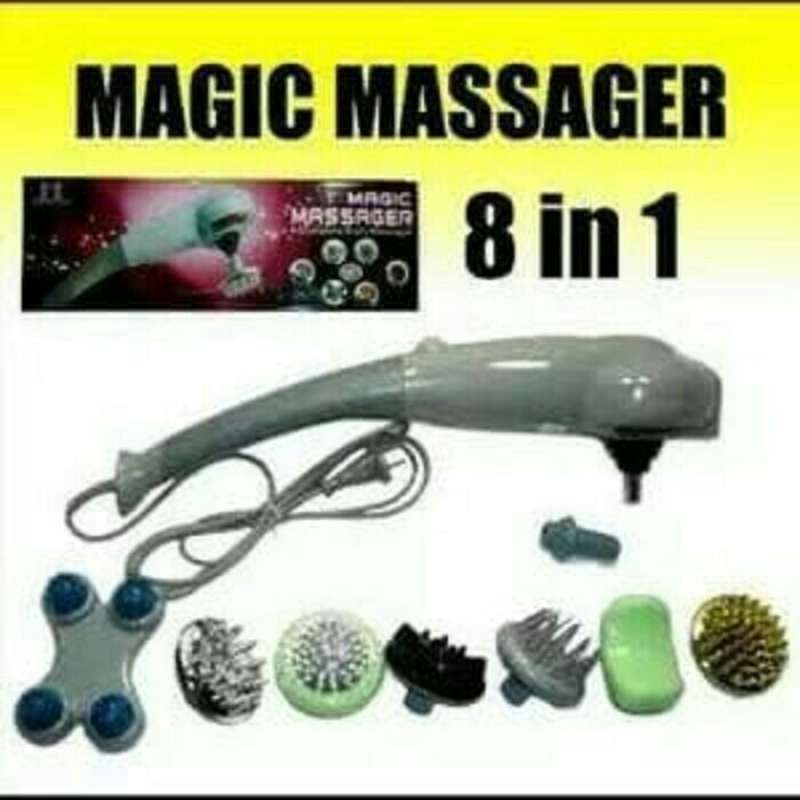 Jual Magic Massager Blueidea 8in1 / Alat Pijat Badan 8 In 1 / Pijat ...