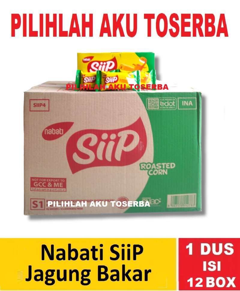 Promo Richeese Nabati SiiP JAGUNG BAKAR 4 gr - ( HARGA 1 DUS isi 12 box ...