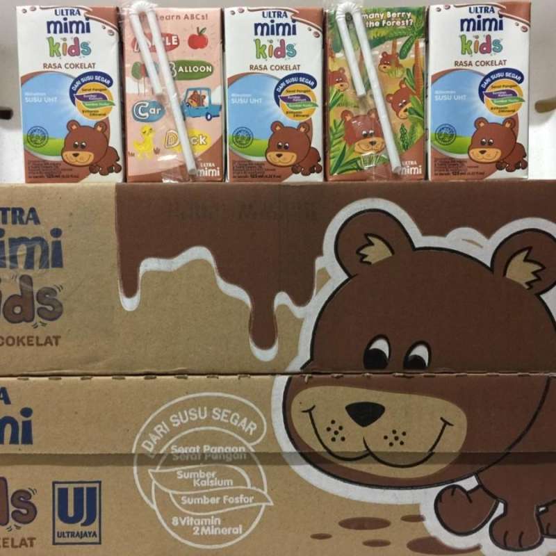 Jual Susu ULTRA mimi Kids Rasa Cokelat 125ml | Susu UHT Anak Rasa ...