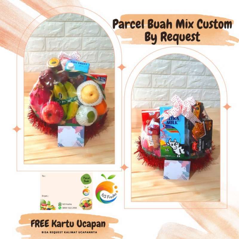 Promo Parcel Buah Segar Mix By Request Parsel Buah Segar Mix Snack ...