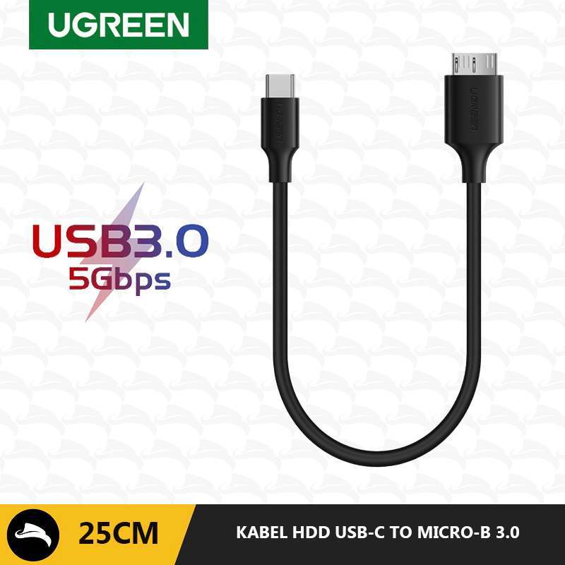 Jual Ugreen 90995 Kabel Data Hard Drive Disk Usb-c To Micro 3.0 Charger ...
