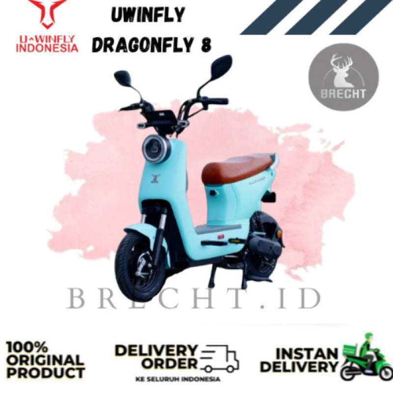 Promo Sepeda Listrik Uwinfly Dragonfly 8 / Df8 New Electric - Biru Muda ...