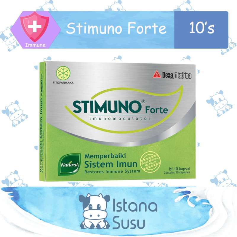 Jual Stimuno Forte Memperbaiki Sistem Imun 10 Kapsul di Seller Istana ...