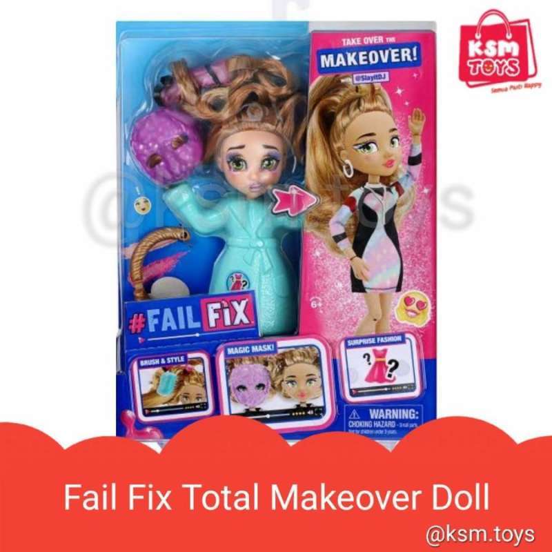 Jual Mainan Anak Boneka Fail Fix Total Makeover doll Slayitdj di Seller ...