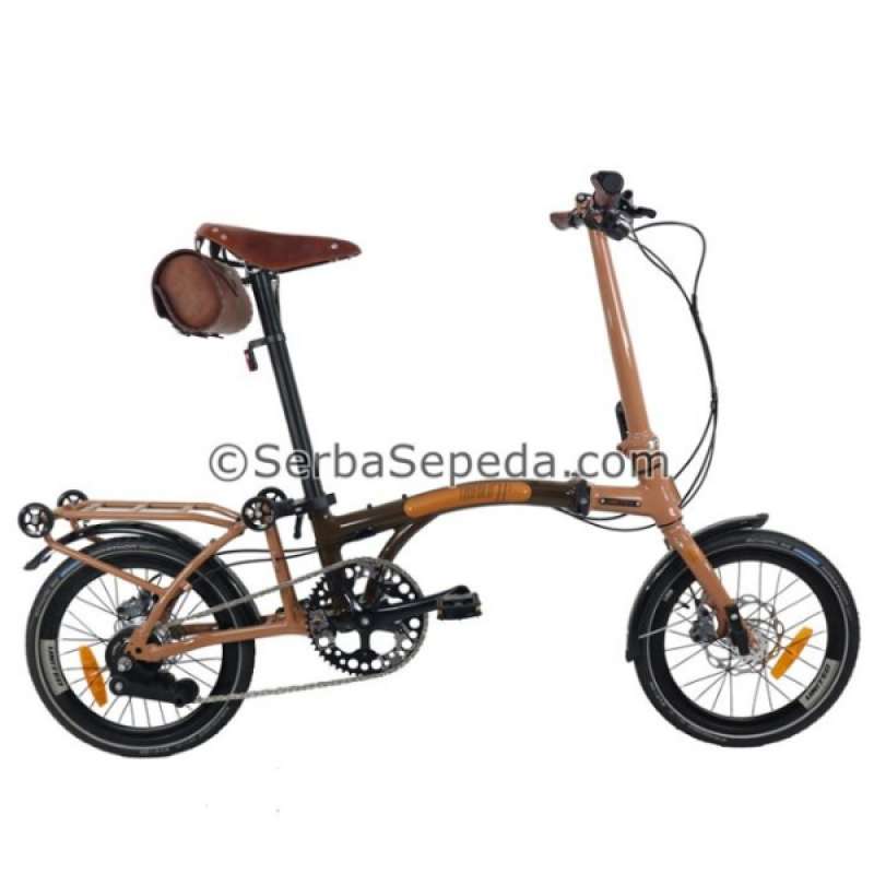 Jual United Trifold 11 Speed Leather Edition Sepeda Lipat [16 Inch] di ...