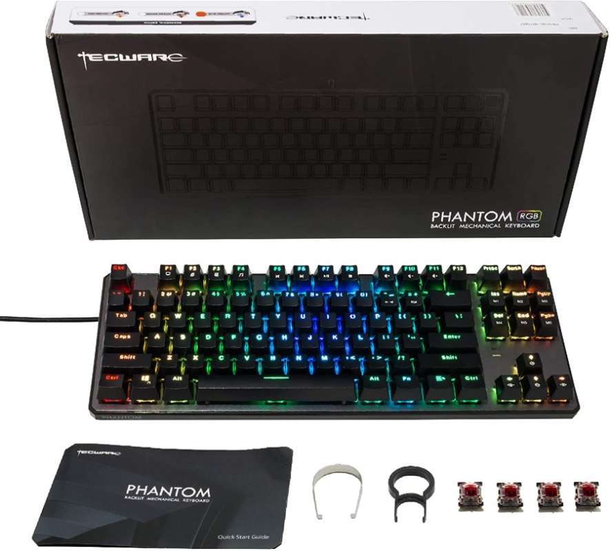 Jual Keyboard Tecware Phantom Elite 87 Rgb Led Gateron Mechanical ...