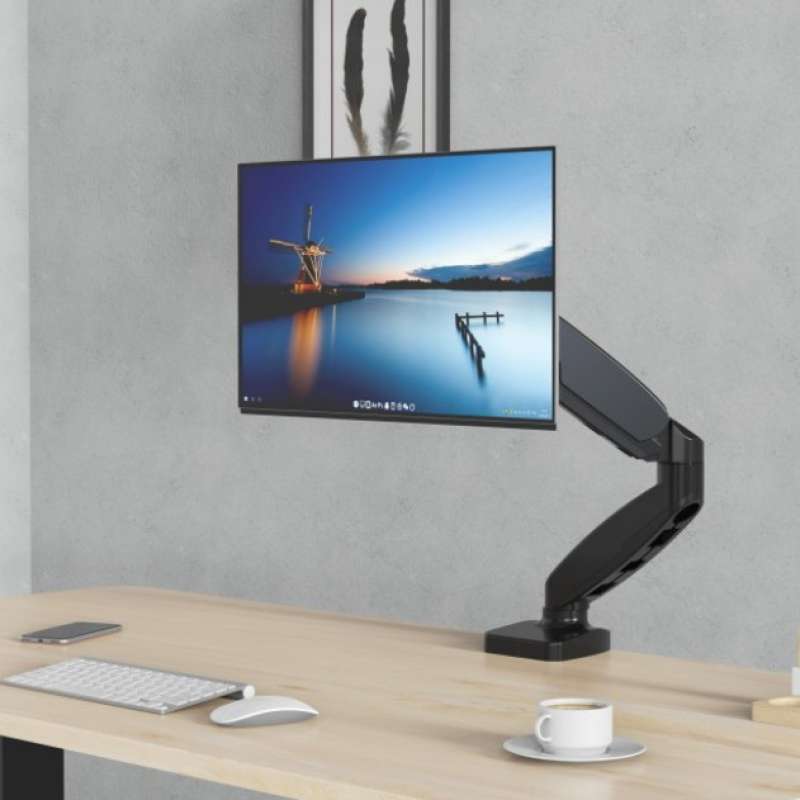 Promo North Bayou Single Monitor Gas Spring ARM Mount Stand Bracket ...