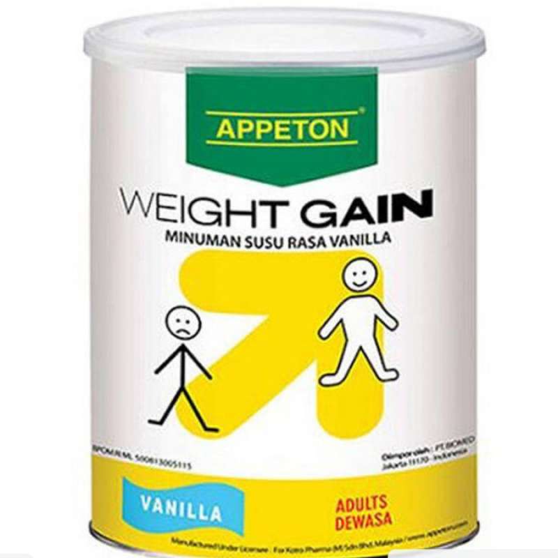 Jual Susu Appeton Weight Gain Dewasa Vanila 450g Terlaris Promo Bulan ...