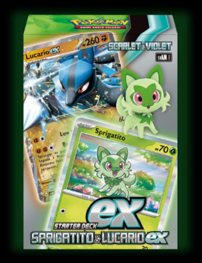 Jual Pokemon Tcg Starter Deck Svam Sprigatito & Lucario Ex Di Seller ...