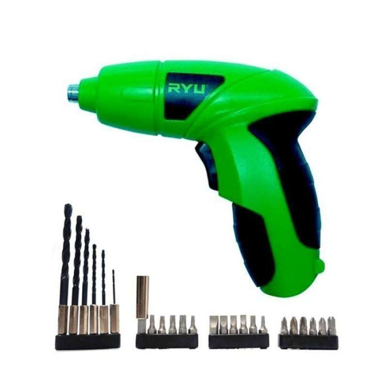 Jual Mesin Bor Obeng Baterai 4.8 V Cordless Screwdriver Tekiro Ryu 4.8V ...