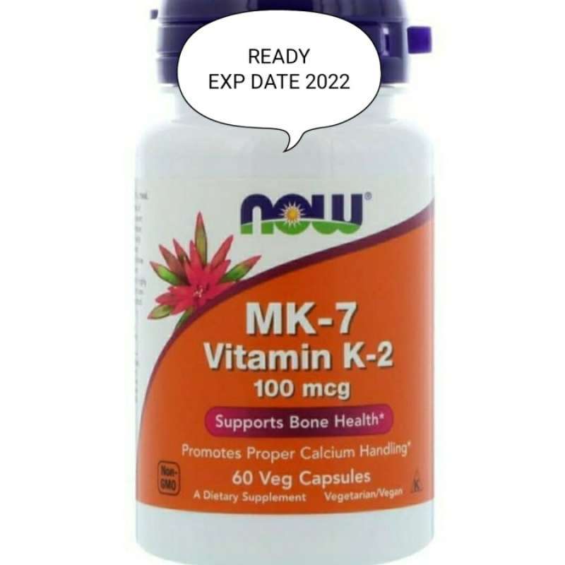 Jual Now Food Mk7 Vitamin K2 100 Mg 60 Caps Di Seller Nur Nur Toko ...