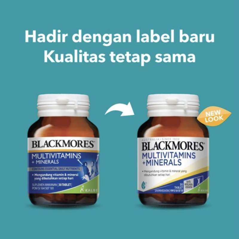 Jual Blackmores Multivitamin + Mineral Multivitamins Multi Vitamin C Bpom Di Seller Nur Nur Toko ...