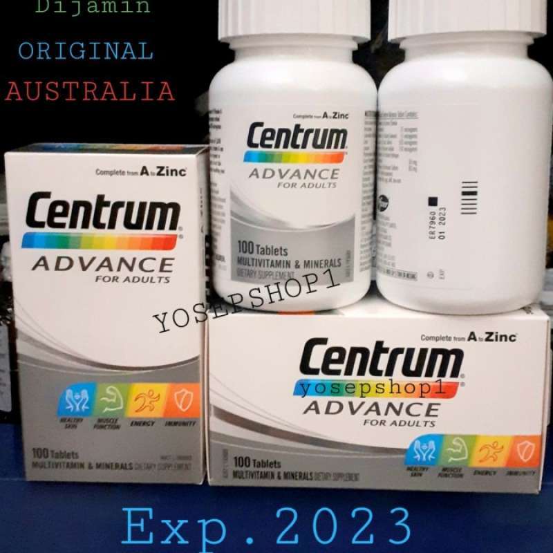 Promo CENTRUM ADVANCE FOR ADULTS MULTIVITAMIN & MINERALS 100 TABLETS ...