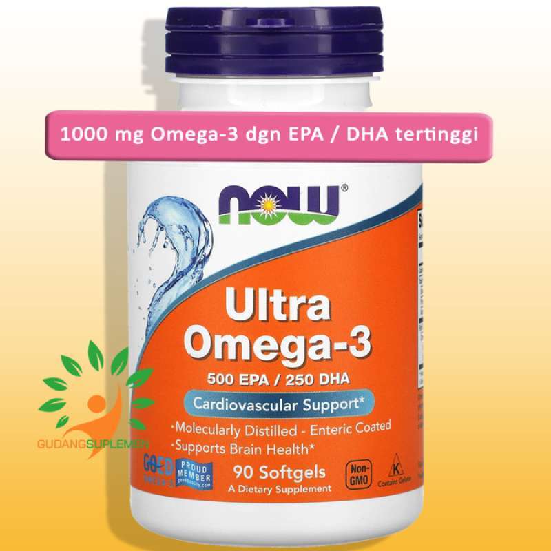 Jual Now Ultra Omega-3 - 90 Softgels - Epa 500 Dha 250 Tertinggi - Omega 3 Di Seller Nur Nur ...