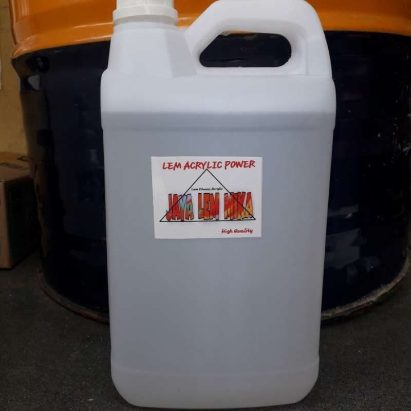 Promo Lem Akrilik / Lem Acrylic / Lem Akrilik Transparan 5L Diskon 23% ...