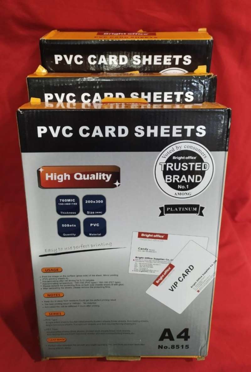 Promo Pvc Id Card isi 50 SET Diskon 23% di Seller Paperindo Store ...