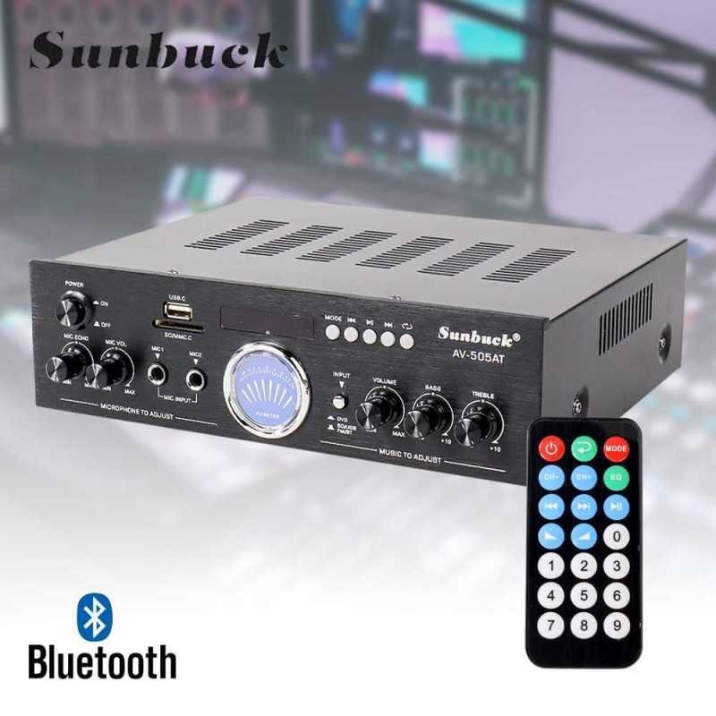 Promo Sunbuck Audio Bluetooth Amplifier Booster HiFi Stereo 2 Channel ...