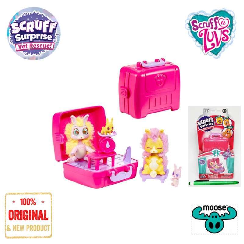 Promo Moose Little Live Pets Scruff Surprise Vet Rescue Families ...