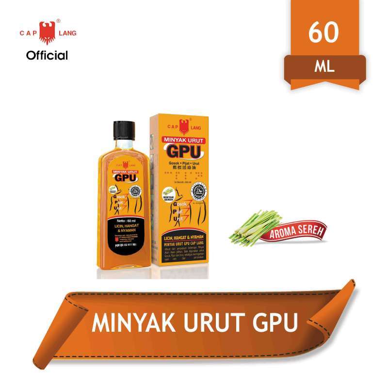 Jual Cap Lang Gpu Sereh 60 Ml Di Seller Cap Lang Official Store ...