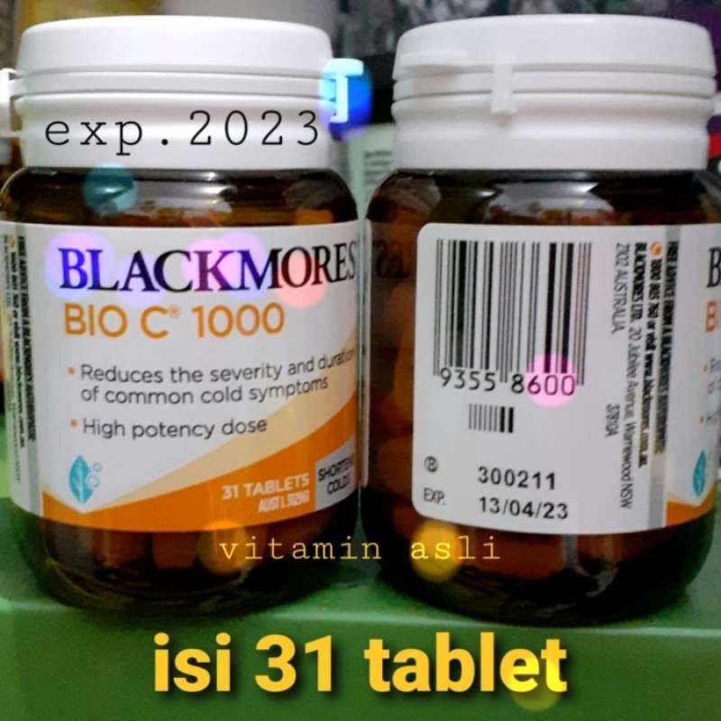 Jual Blackmores Bio C 1000mg Vitamin C 1000mg 31 Tablet Vit C 1000 Di ...