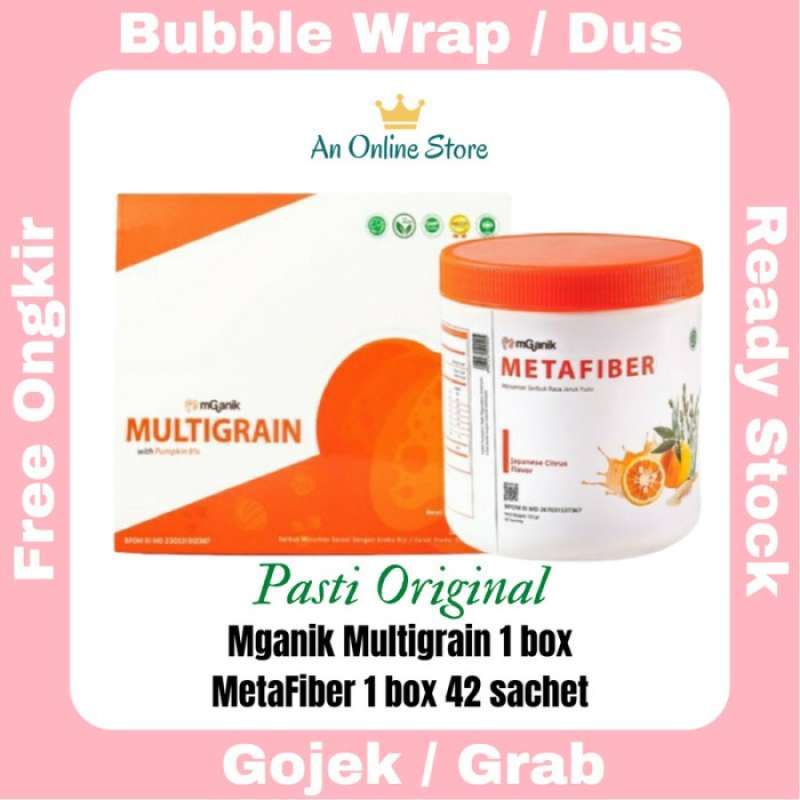 Promo Paket mGanik Multi grain + Meta fiber Penurun Gula Darah Diabetes ...