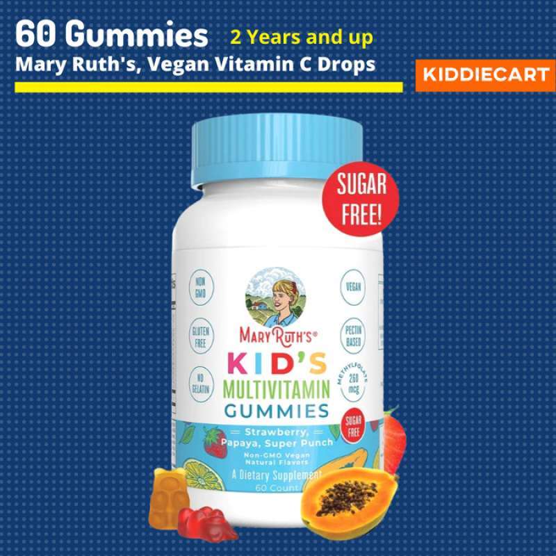 Jual Mary Ruth's Kids Multivitamin Immunity Bones Muscles Vitamin Anak ...