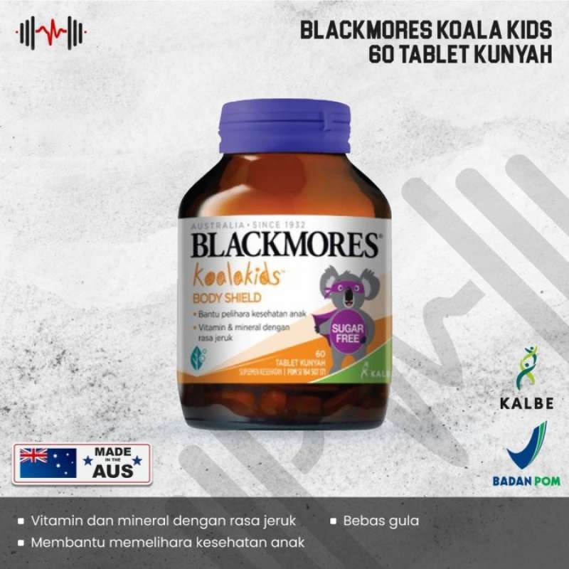 Promo BLACKMORES KOALA KIDS BODYSHIELD 60 TABLET BPOM Diskon 33% di ...