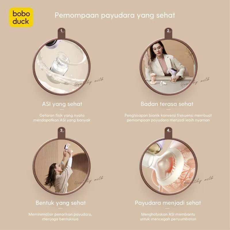 Promo Pompa Asi - Boboduck Single Breastpump Plus Portable 12 Level ...