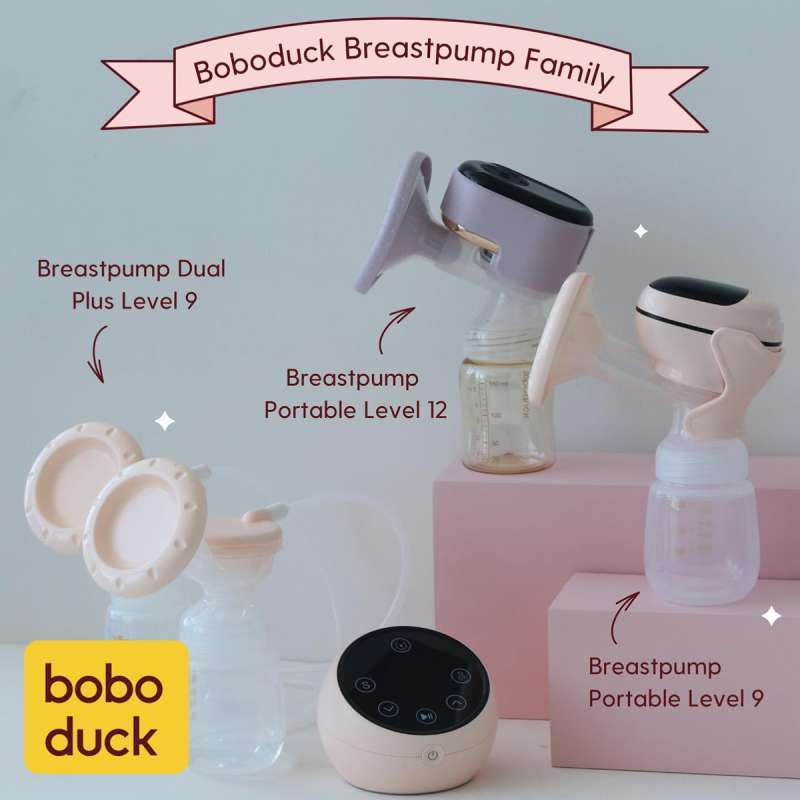 Promo Pompa Asi - Boboduck Single Breastpump Plus Portable 12 Level Diskon 1% Di Seller Willow ...
