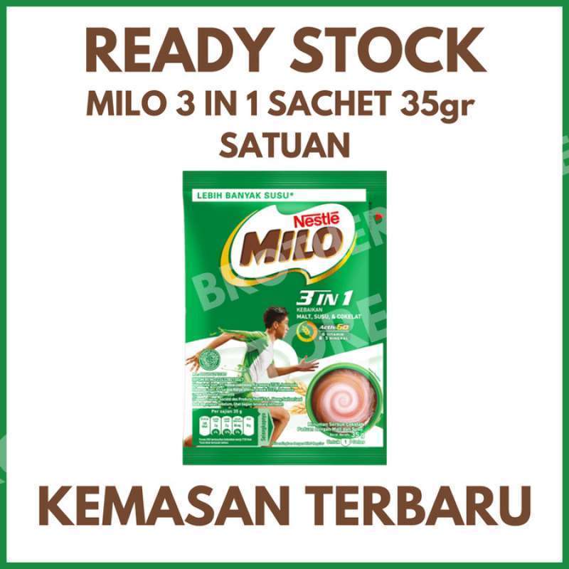 Jual Milo 3 In 1 Sachet 35gram 1 Renteng Di Seller Anugerahsembako ...