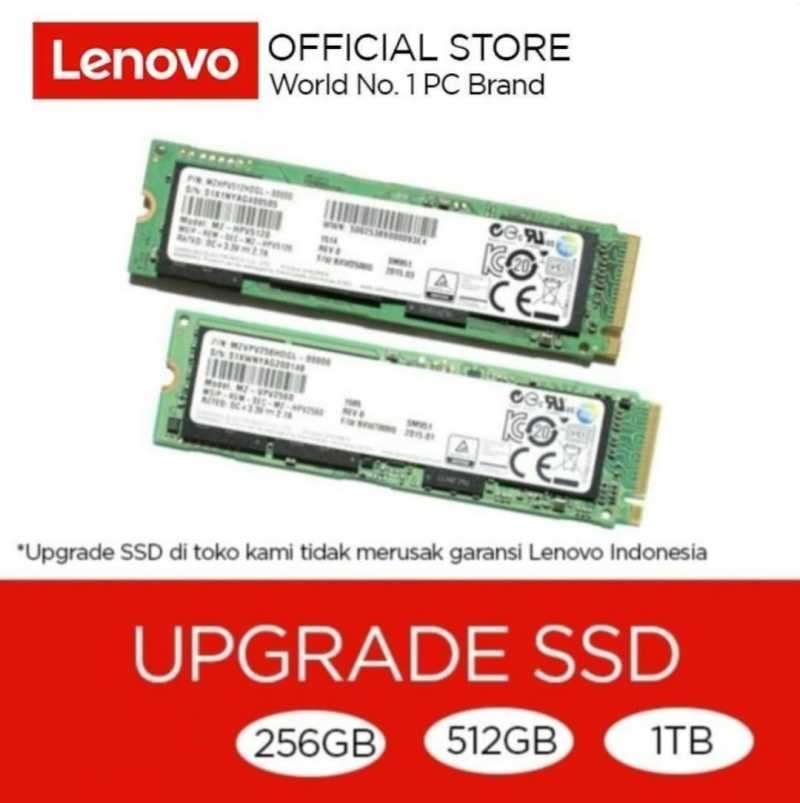 Jual UPGRADE SSD LAPTOP LENOVO 256GB. 512GB. 1TB - TIDAK MERUSAK GARANSI LAPTOP LENOVO - 256GB ...