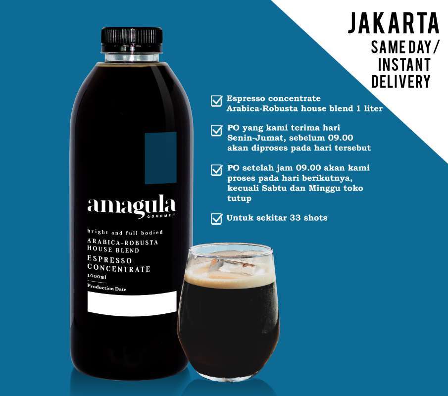 Promo ESPRESSO CAIR AMAGULA/ ESPRESSO CONCENTRATE 1L/ KOPI KONSENTRAT ...
