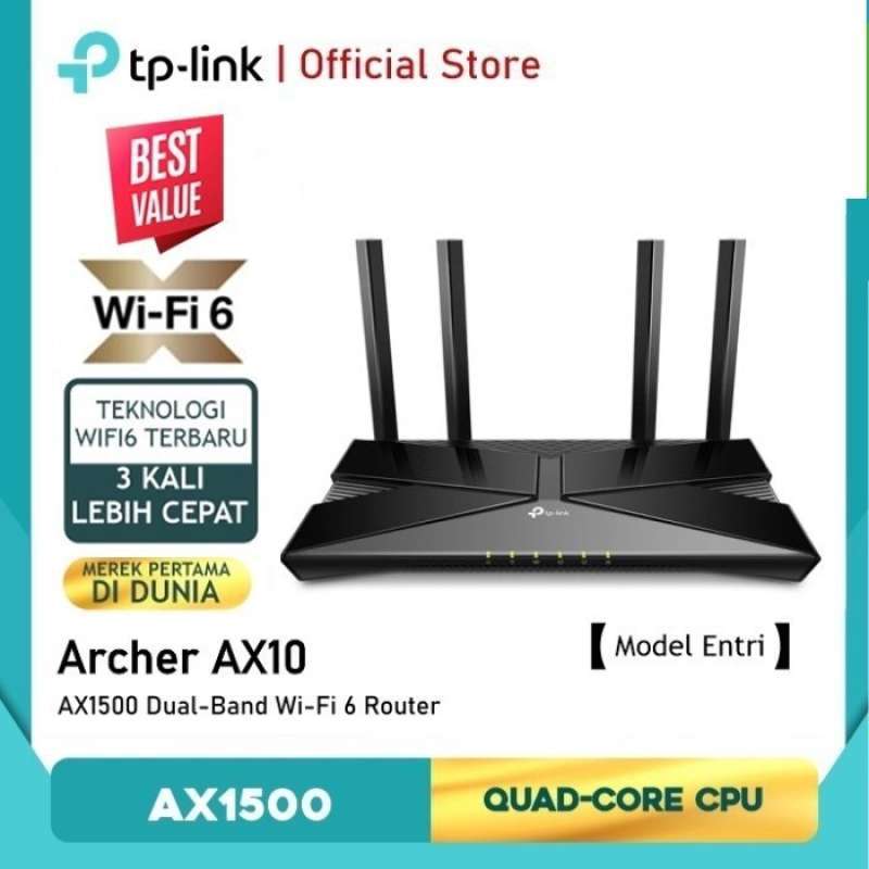 Jual Archer Ax10 Ax1500 Wi-fi 6 Router Tplink Di Seller Paperindo Store ...