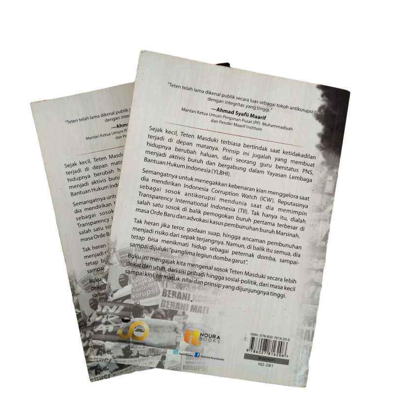 Jual Teten Masduki Panglima Domba Melawan Korupsi Ahmad Arif Ilham Khoiri Adnan Buyung Nasution ...