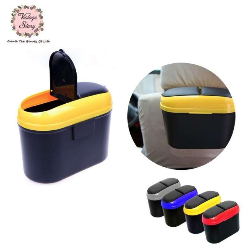 Jual Kotak Tong Tempat Sampah Mobil Mini Samping Car Trash di Seller ...