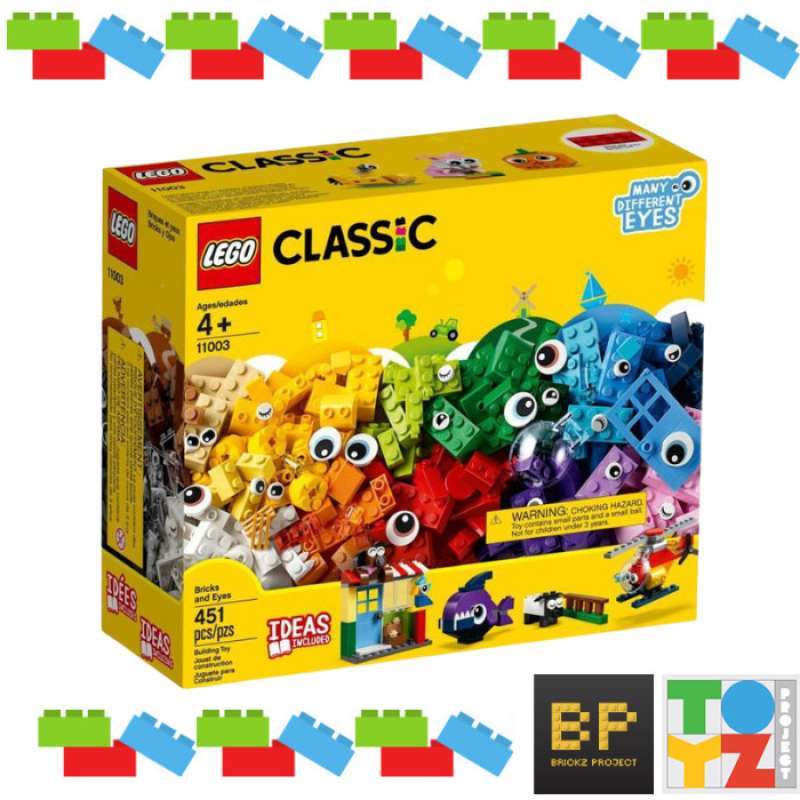 Promo LEGO Classic 11003 Bricks and Eyes Diskon 23% di Seller Crystal ...